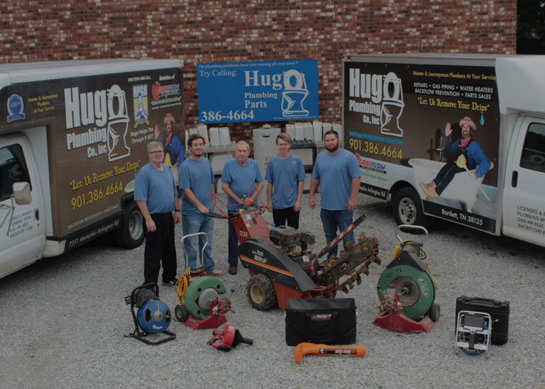 Gas Line Repair Memphis, TN | Home | Hugo Plumbing Company, Inc.